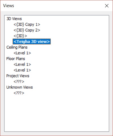 Creating 3D Views in Teigha BIM Using Commands | Open Design Alliance